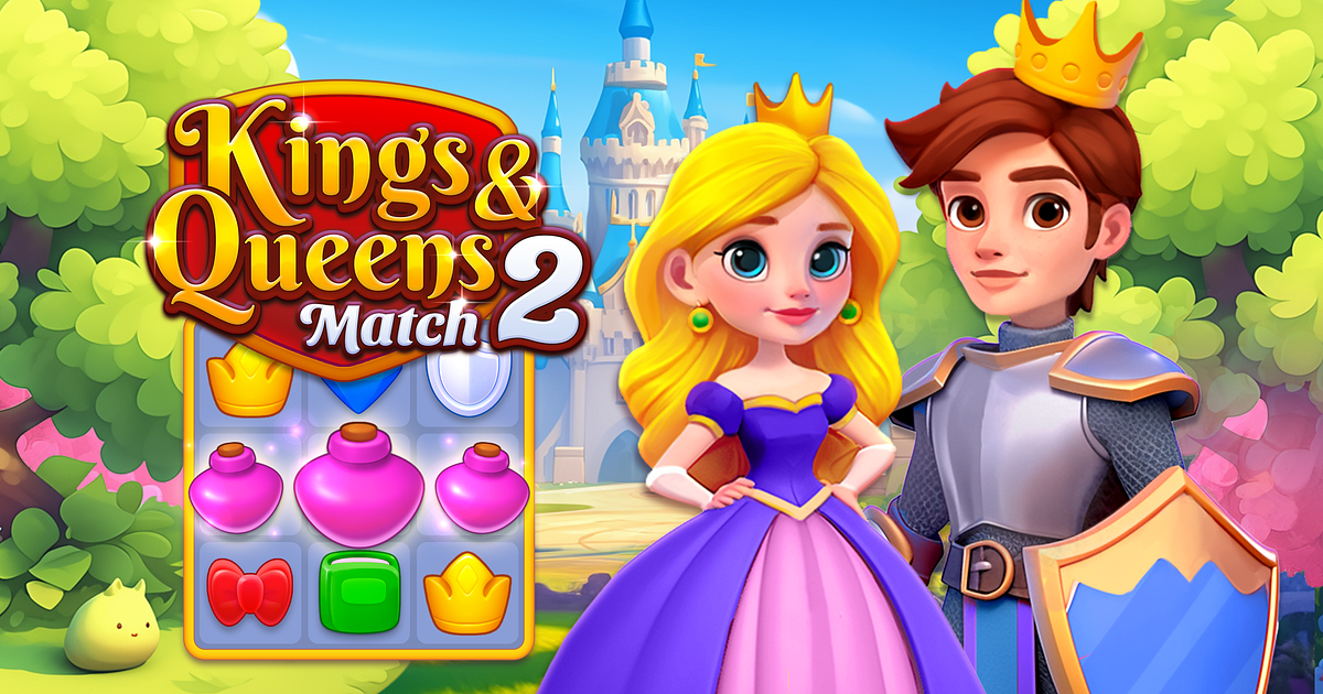 Kings and Queens Match 2 - Gratis Online Spel | FunnyGames