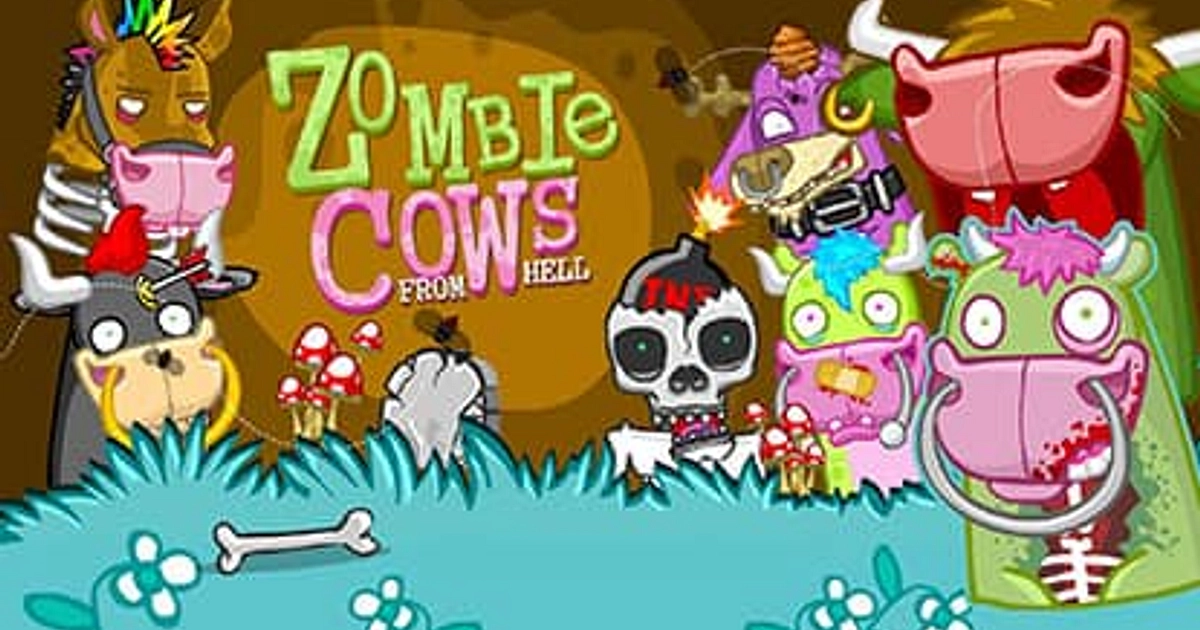 Zombie Cows - Gratis Online Spel | FunnyGames