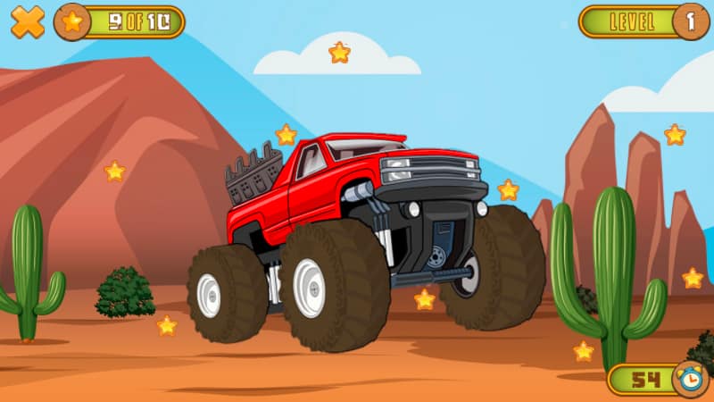 Monster Truck Hidden Stars - Gratis Online Spel | FunnyGames