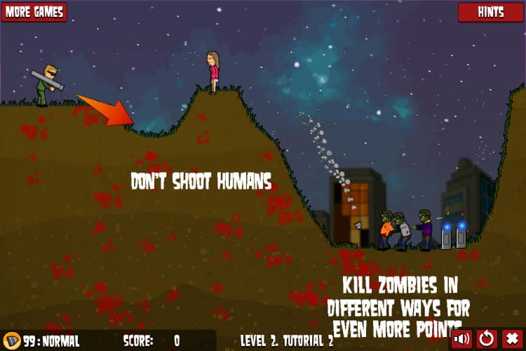 Zombie Bazooka 2 - Gratis Online Spel | FunnyGames