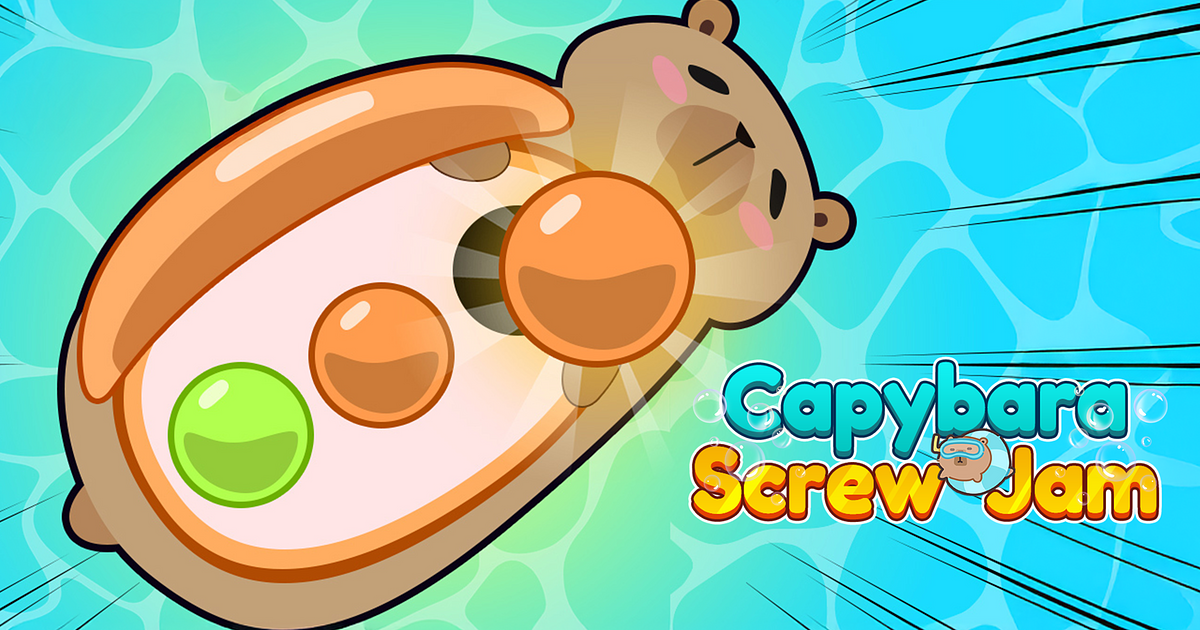 Capybara Screw Jam - Gratis Online Spel | FunnyGames
