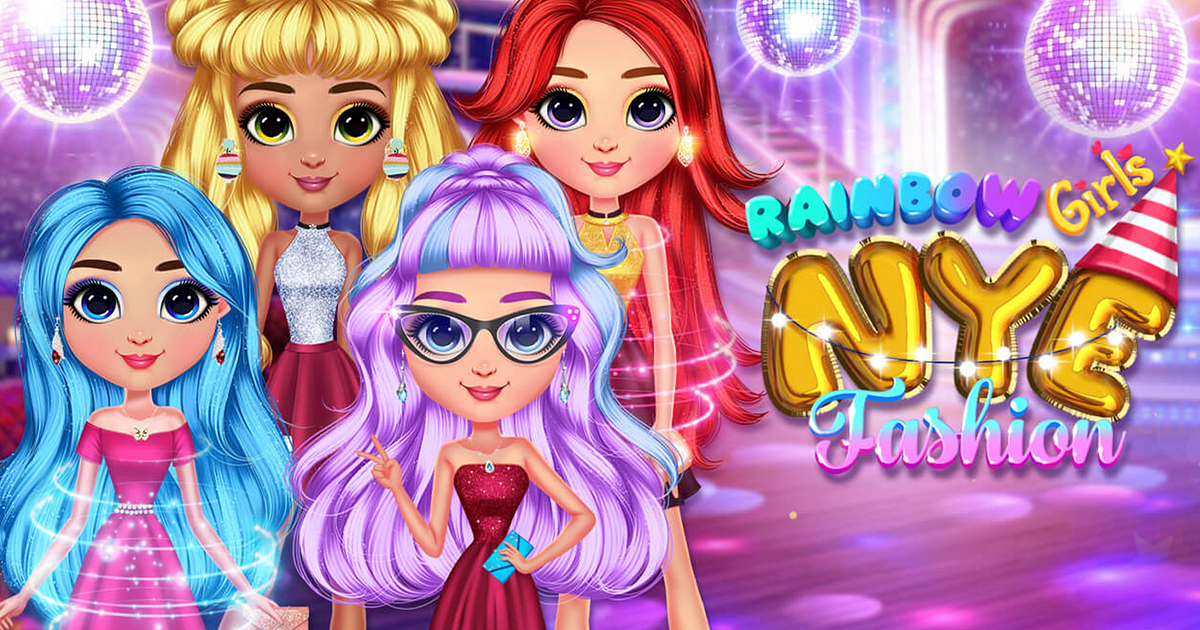 Rainbow Girls NYE Fashion - Gratis Online Spel | FunnyGames