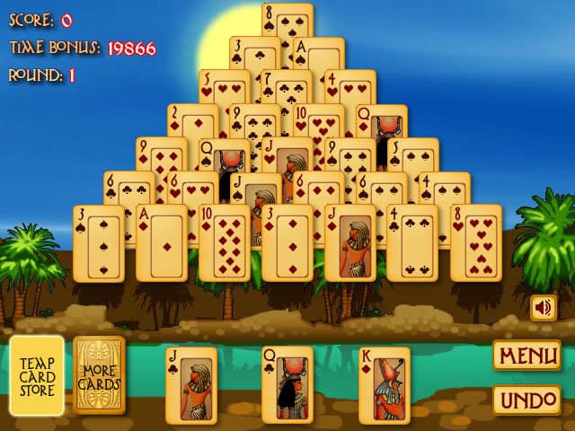 Pyramid Solitaire Ancient Egypt - Gratis Online Spel | FunnyGames