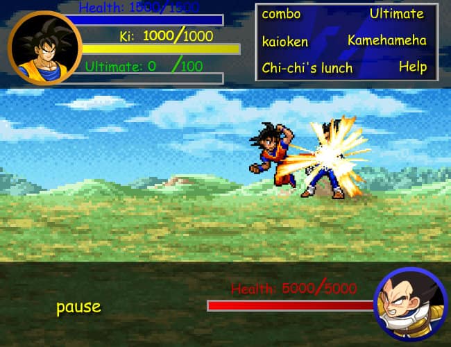 Goku Vs Vegeta RPG - Gratis Online Spel | FunnyGames