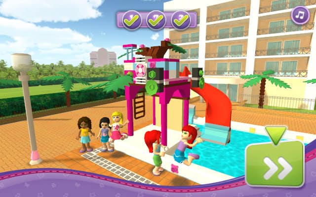 Lego Friends: Pool Party - Gratis Online Spel | FunnyGames